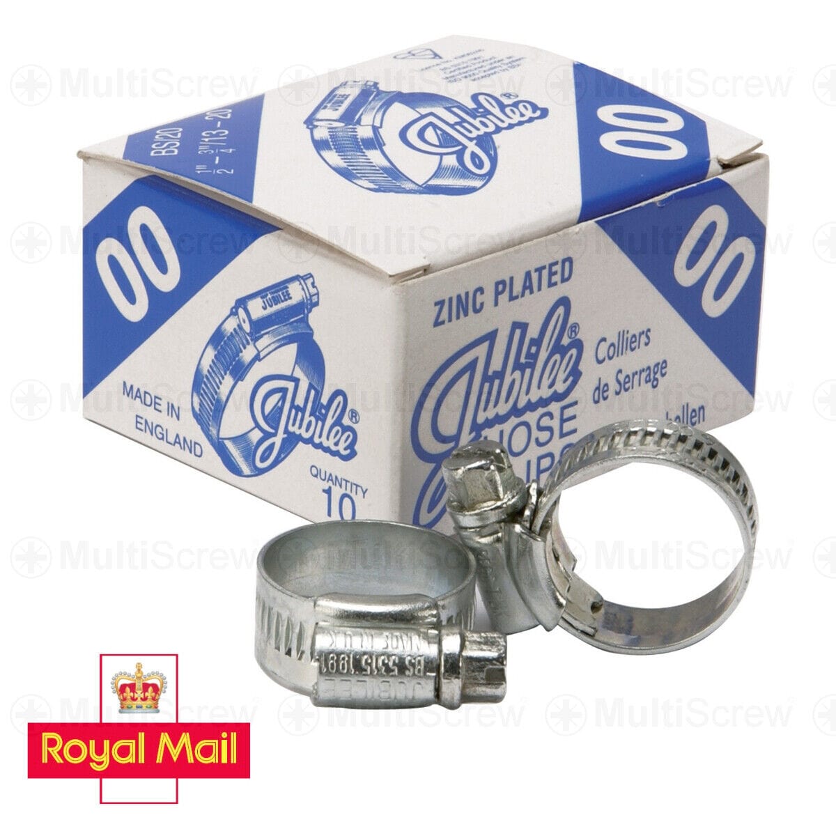 Genuine Jubilee Clips Mild Steel For Hose, Gas, Air Pipe Clamps Worm D