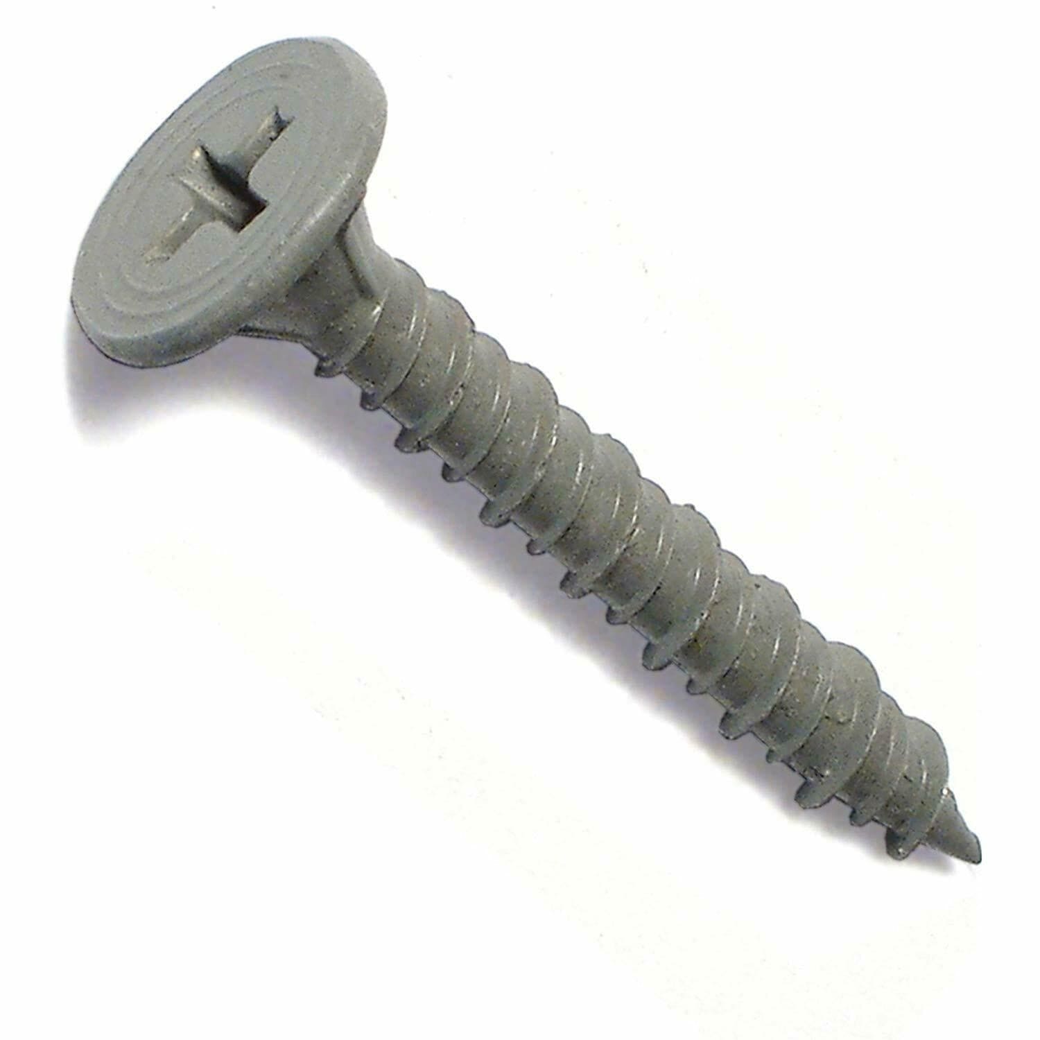 Cement Board Screws - Countersunk Wafer - PH - Twin-Cut - Exterior Plu