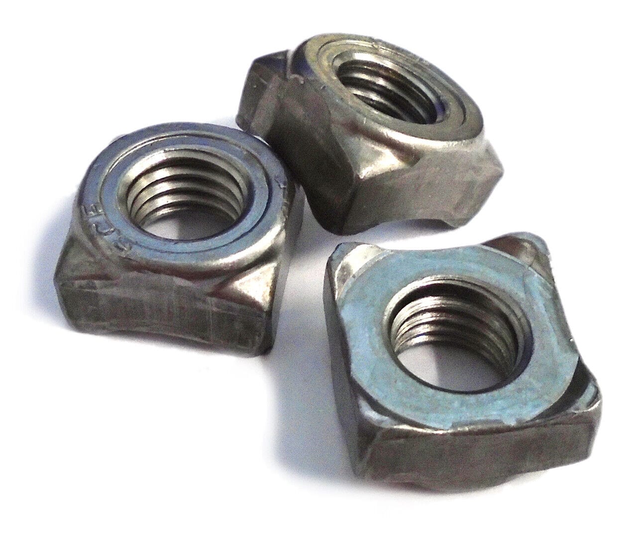 Weld Nuts Square Self Colour Steel M5 M6 M8 M10 Metric Welding Nut Din