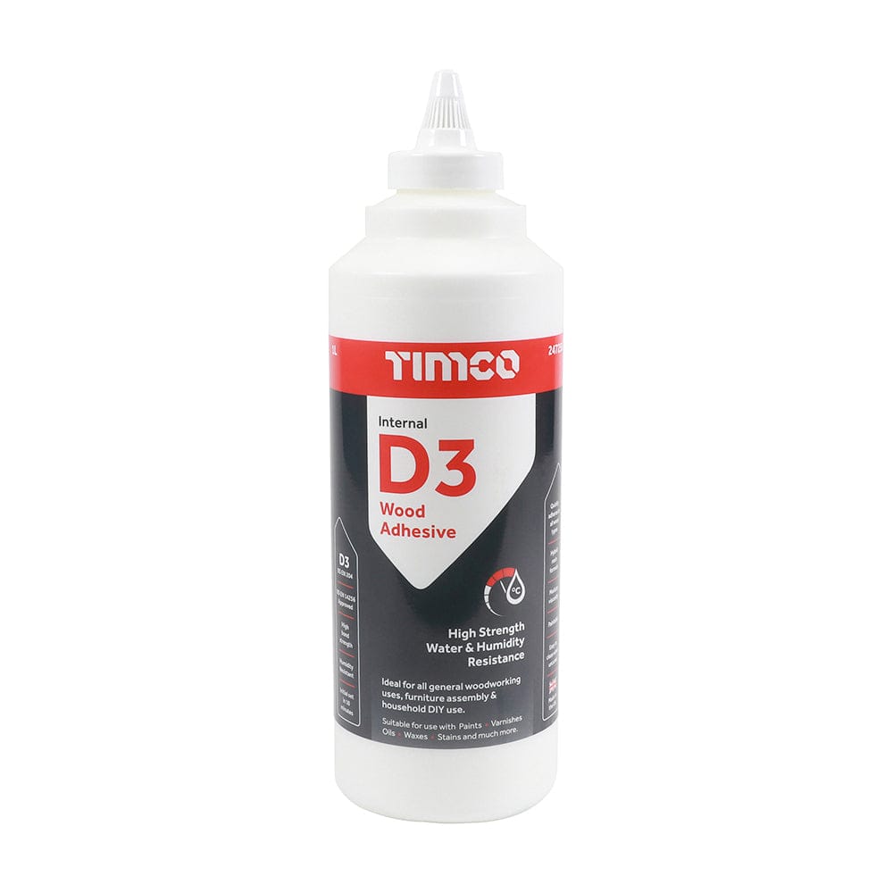 Timco Internal D3 Wood Adhesive - Pack Qty - 1 Ea