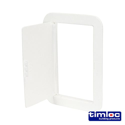 Timloc Access Panel Plastic Hinged White - Pack Qty - 1 Ea