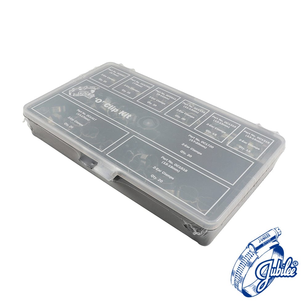 Jubilee O Clip Pack Mild Steel 175Pc - Pack Qty - 175 Pcs