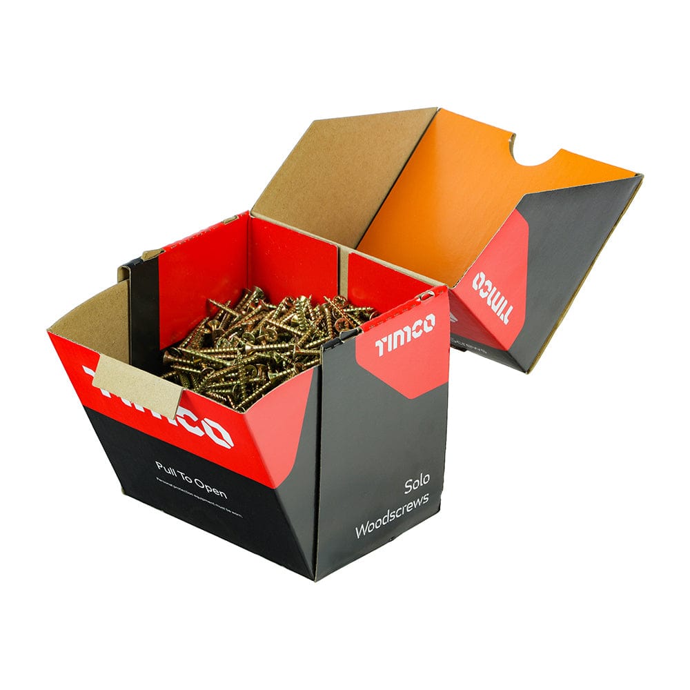 Timco Solo Countersunk Gold Woodscrews - Pack Qty - 1000 Pcs