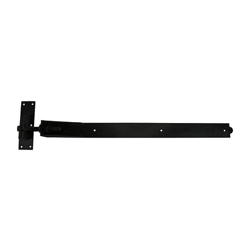 Timco Adjustable Band & Hook On Plates Hinges Black - Pack Qty - 2 Pcs